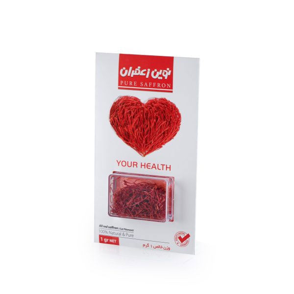 Buy Heart Saffron Pack – Novin Saffron (0.5g to 2g) in Dubai | Gift ...